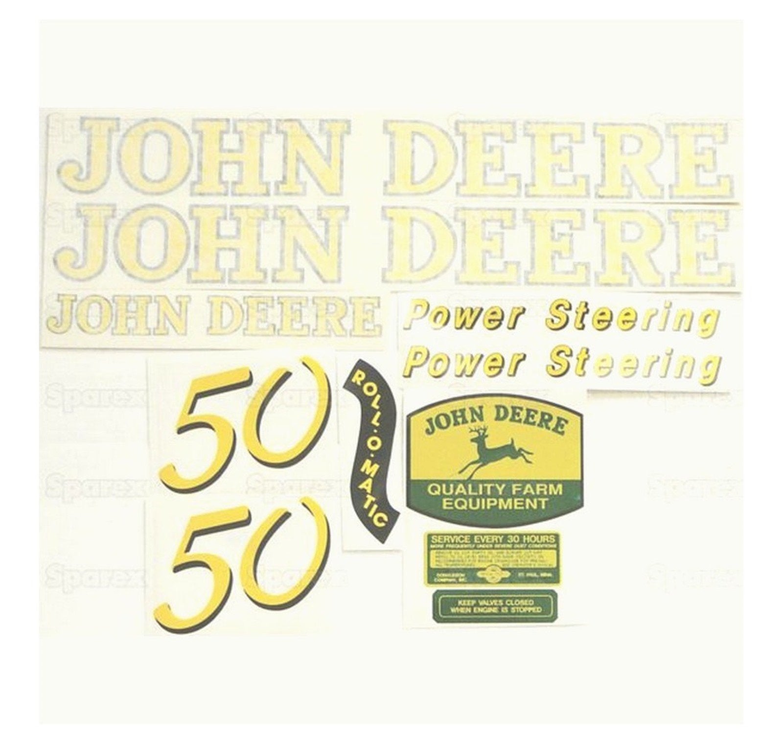 52705 Decal Kit Fits John Deere 50 Gas | Agcon Supply