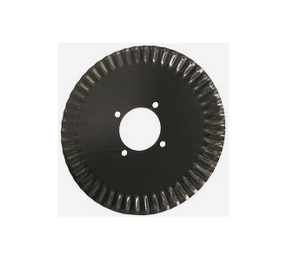 17" X 4.5Mm Ripple Edge Coulter Blade. 4" Center Hole With Dual 4-Bolt ...