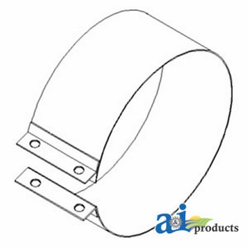 Clamp, Auger Trough; Solid 1317442C1 | Agcon Supply