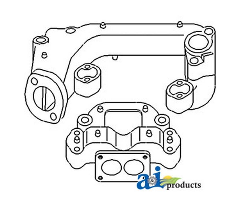 Manifold, Intake and Exhaust F1421R | Agcon Supply