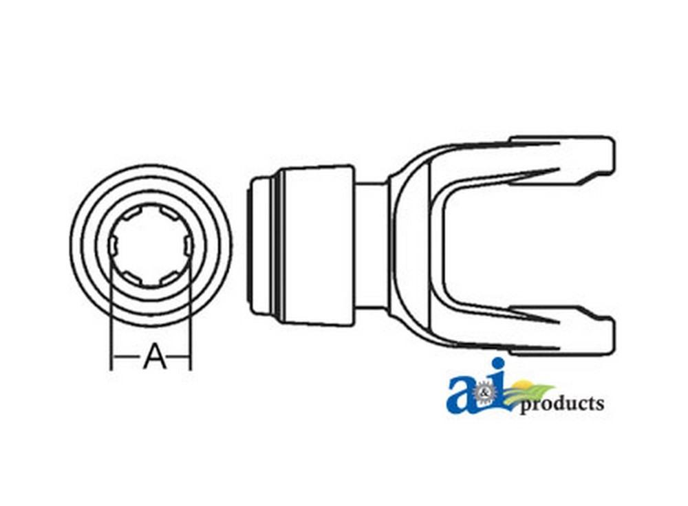 Safety Slide Lock Tractor Yoke D351228 | Agcon Supply