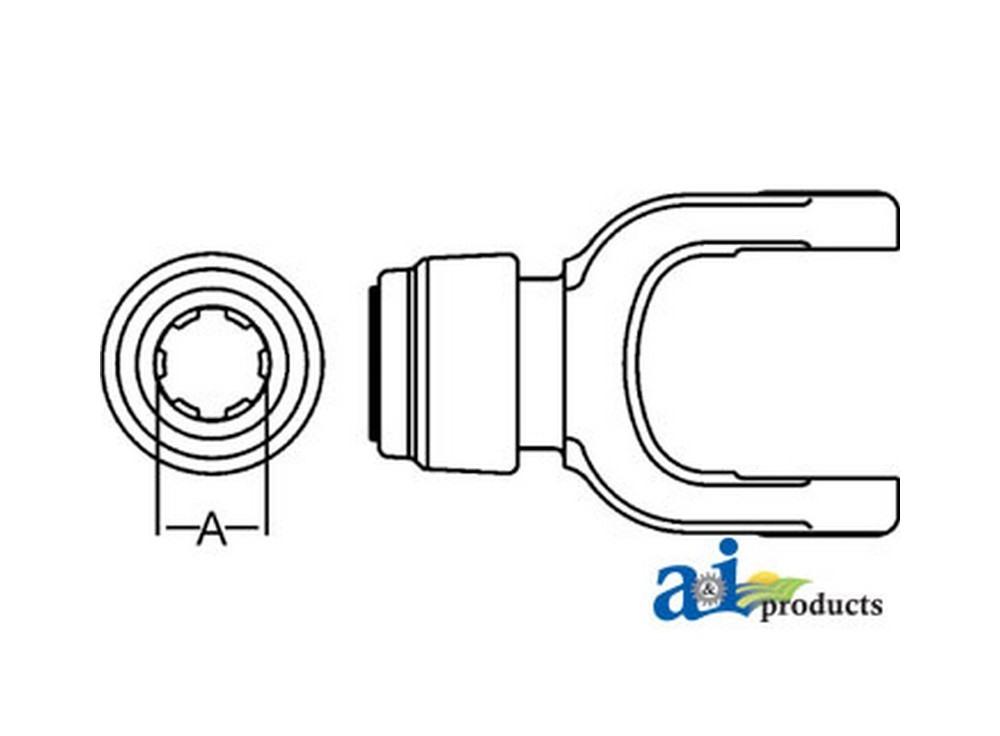 Safety Slide Lock Tractor Yoke D441120 | Agcon Supply