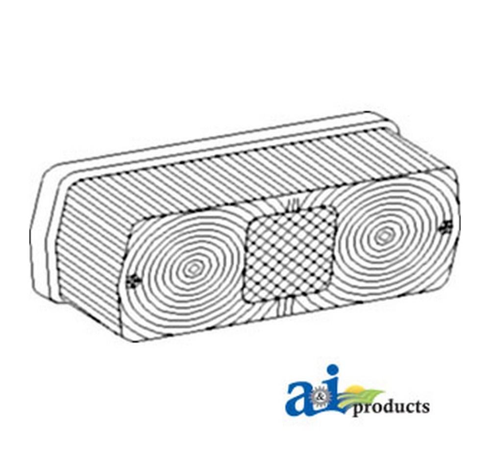 AI 87703630 Lamp Amber Led Flasher/tail Light for Case-IH Combine ...